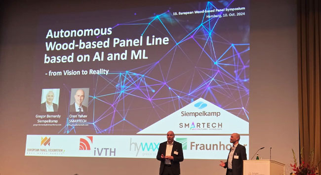 Siempelkamp y SMARTECH presentan conjuntamente una solución revolucionaria - Wood & Panel Europa